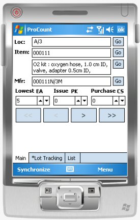 Using ProCount for a Physical Inventory - Mobile