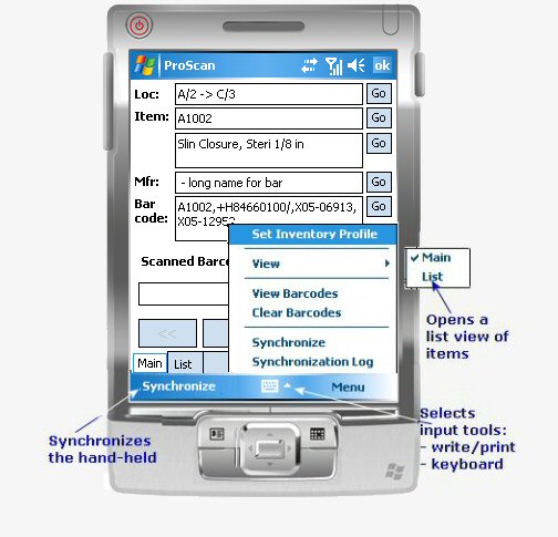Using ProScan to Record Item Barcodes - Mobile